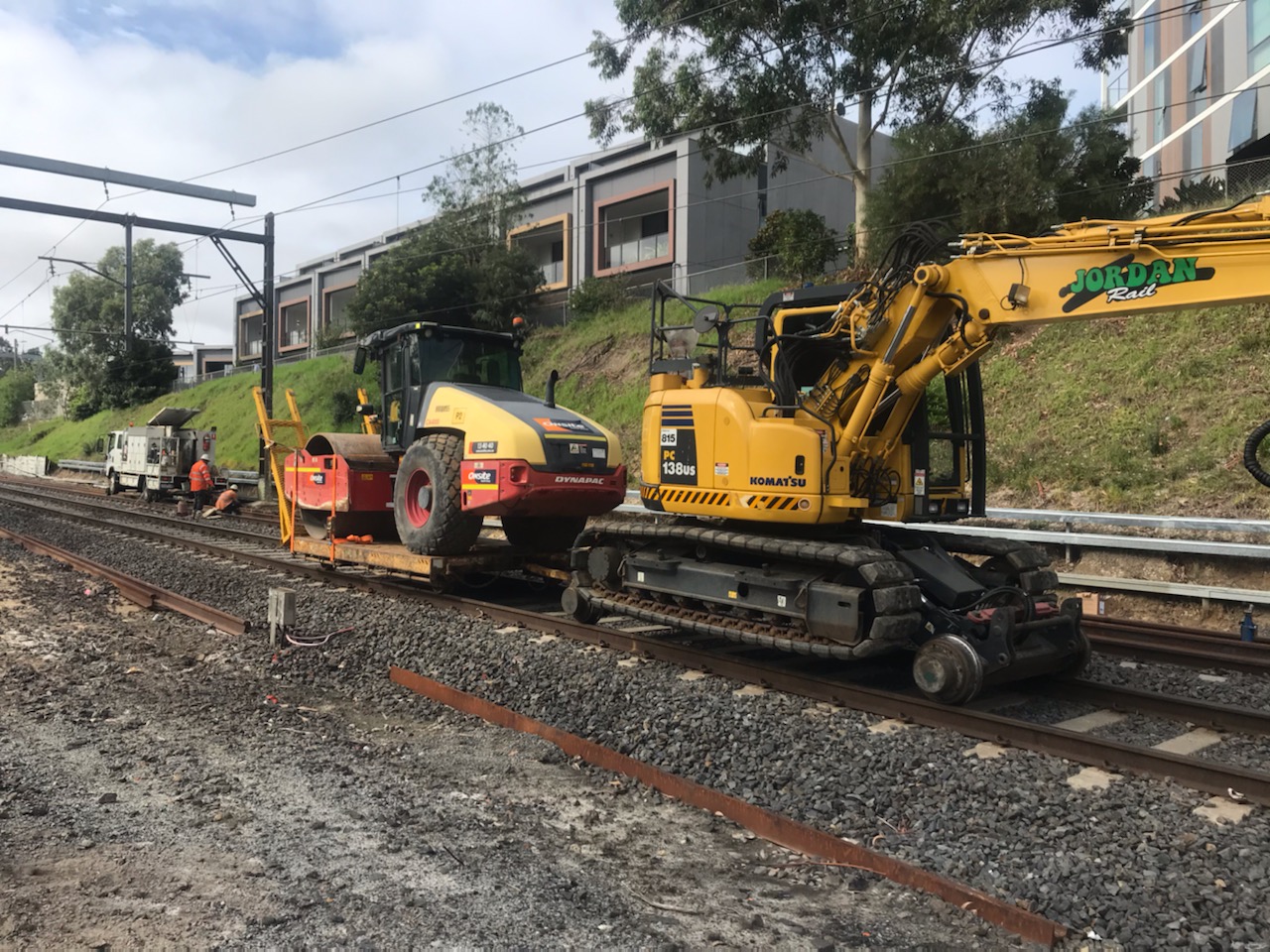 Hi Rail Trailers for hire - Jordan Rail