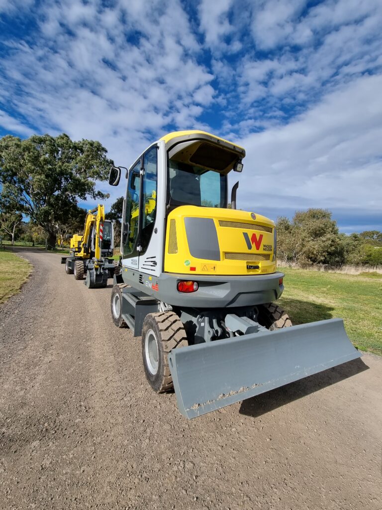 Wacker Neuson EW65 Wheeled Excavators - Jordan Rail