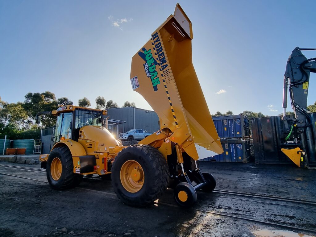 New Hydrema 912 ES Hi-Rail Dumper - Jordan Rail