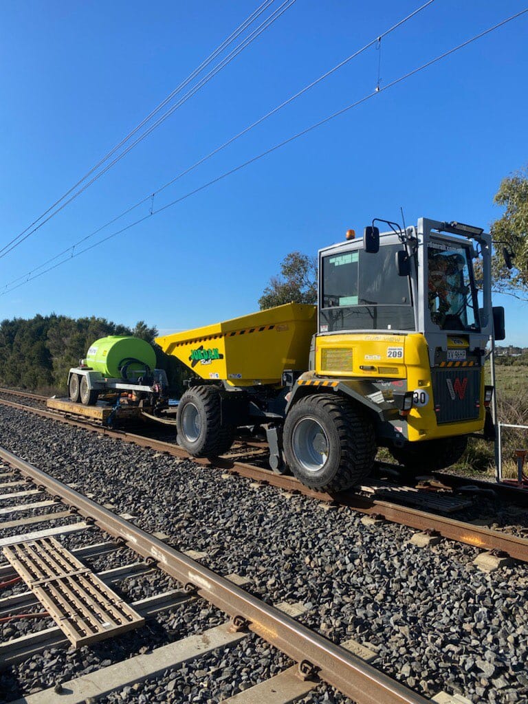 Hi-Rail Dual View Dumpers - Jordan Rail